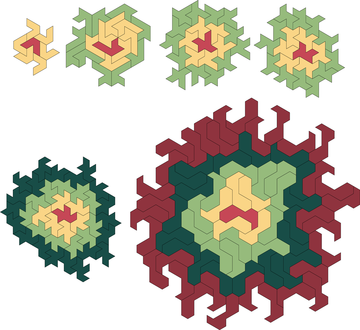 Heesch Numbers of Unmarked Polyforms – Isohedral